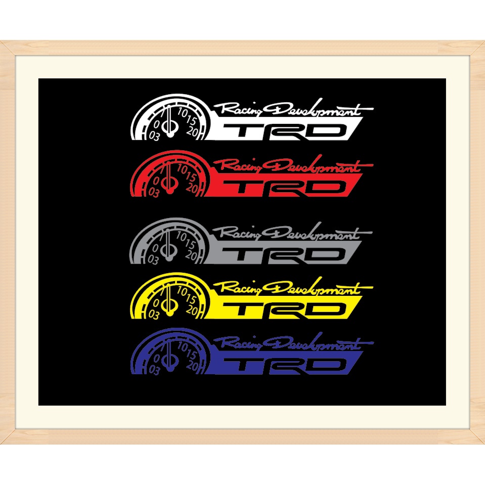 TOYOTA TRD CAR WINDSHIELD STICKER | Shopee Malaysia
