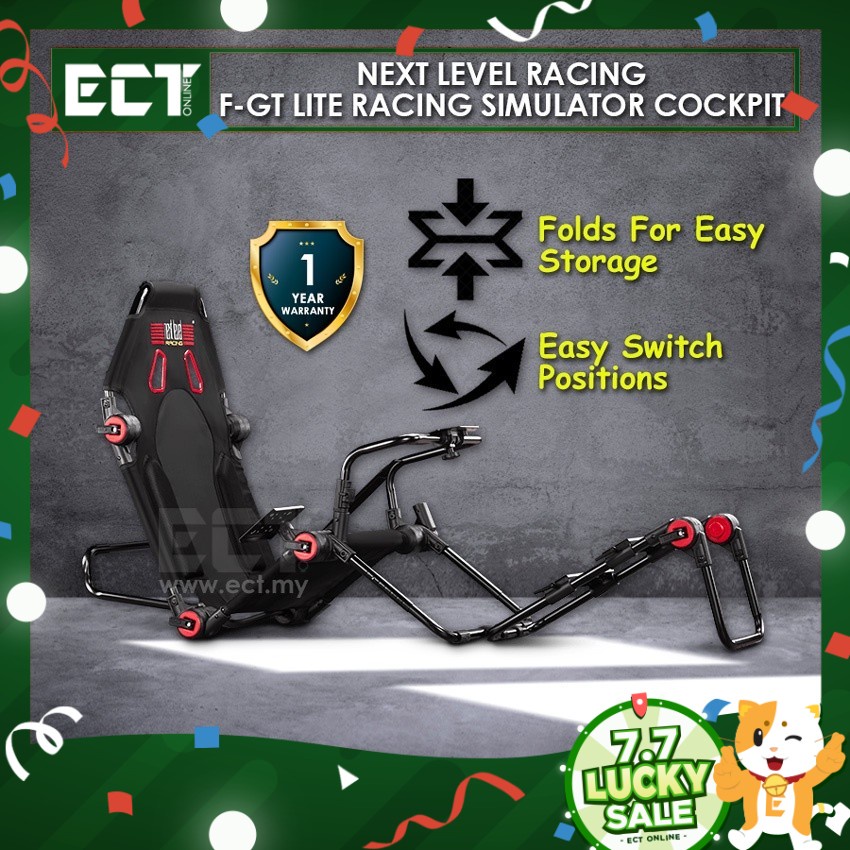 Next Level Racing F-GT Lite Racing Cockpit NLR-S015 - Formula And GT ...