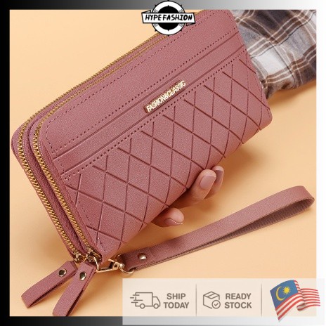 2022 Woman Long Purse Bag Wallet Dompet Beg Panjang Duit Women ...