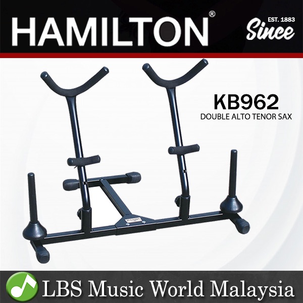 Hamilton KB962 Double Alto Saxophone Or Tenor Sax Stand (KB962 ...