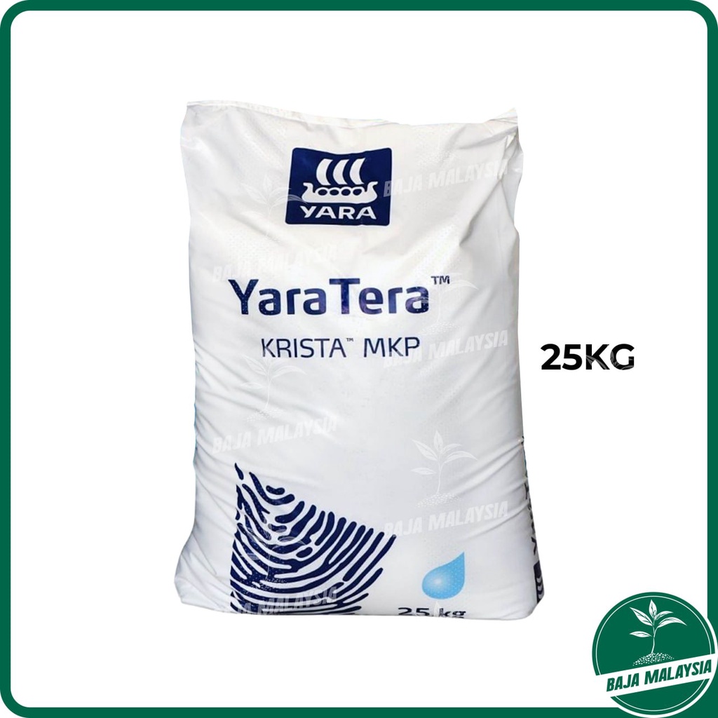 YARA YaraTera Krista MKP 25kg Fully Water Soluble Potassium Phosphate ...