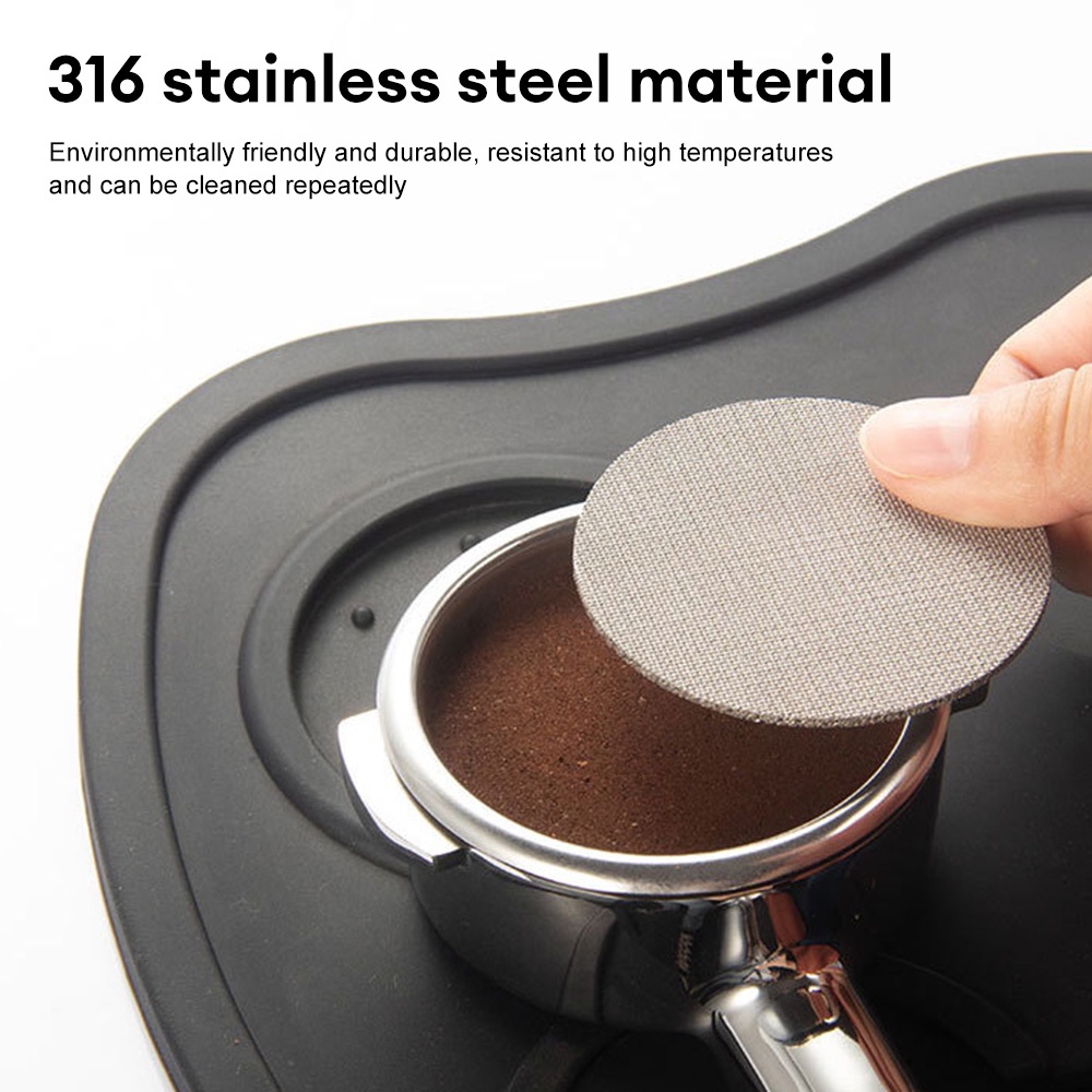 51/54/58mm Reusable Coffee Filter Screen Heat Resistant Mesh ...