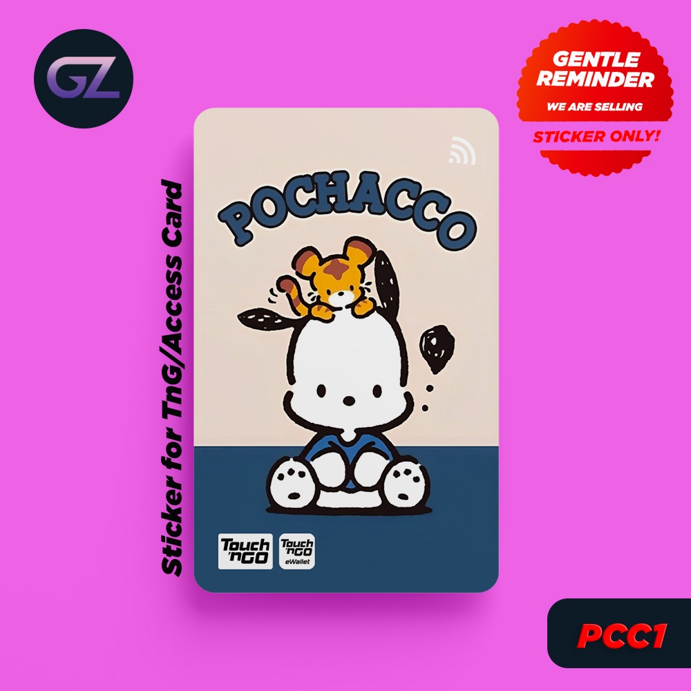 Pochacco - Touch N Go Sticker (Waterproof, High Quality) | Shopee Malaysia
