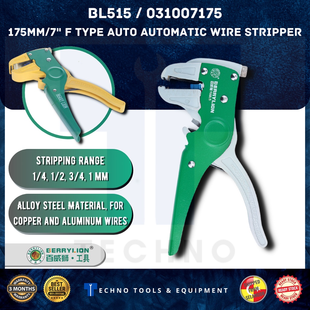 F TYPE AUTO AUTOMATIC WIRE STRIPER STRIPPER BERRYLION | Shopee Malaysia