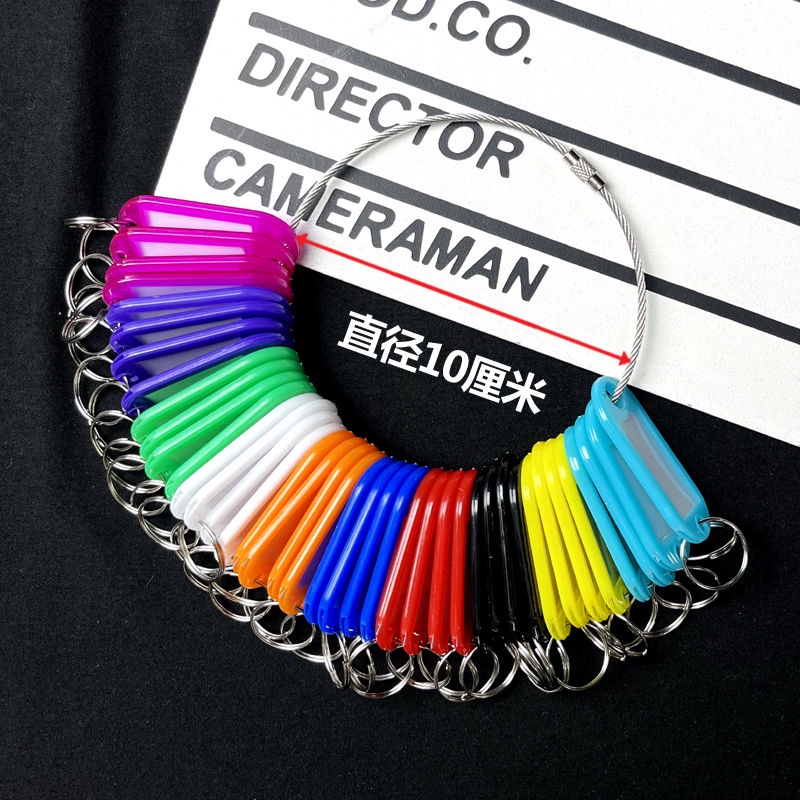 Wire Ring House Landlord Keychain Logo Hotel Color Sign Label Key Plate ...