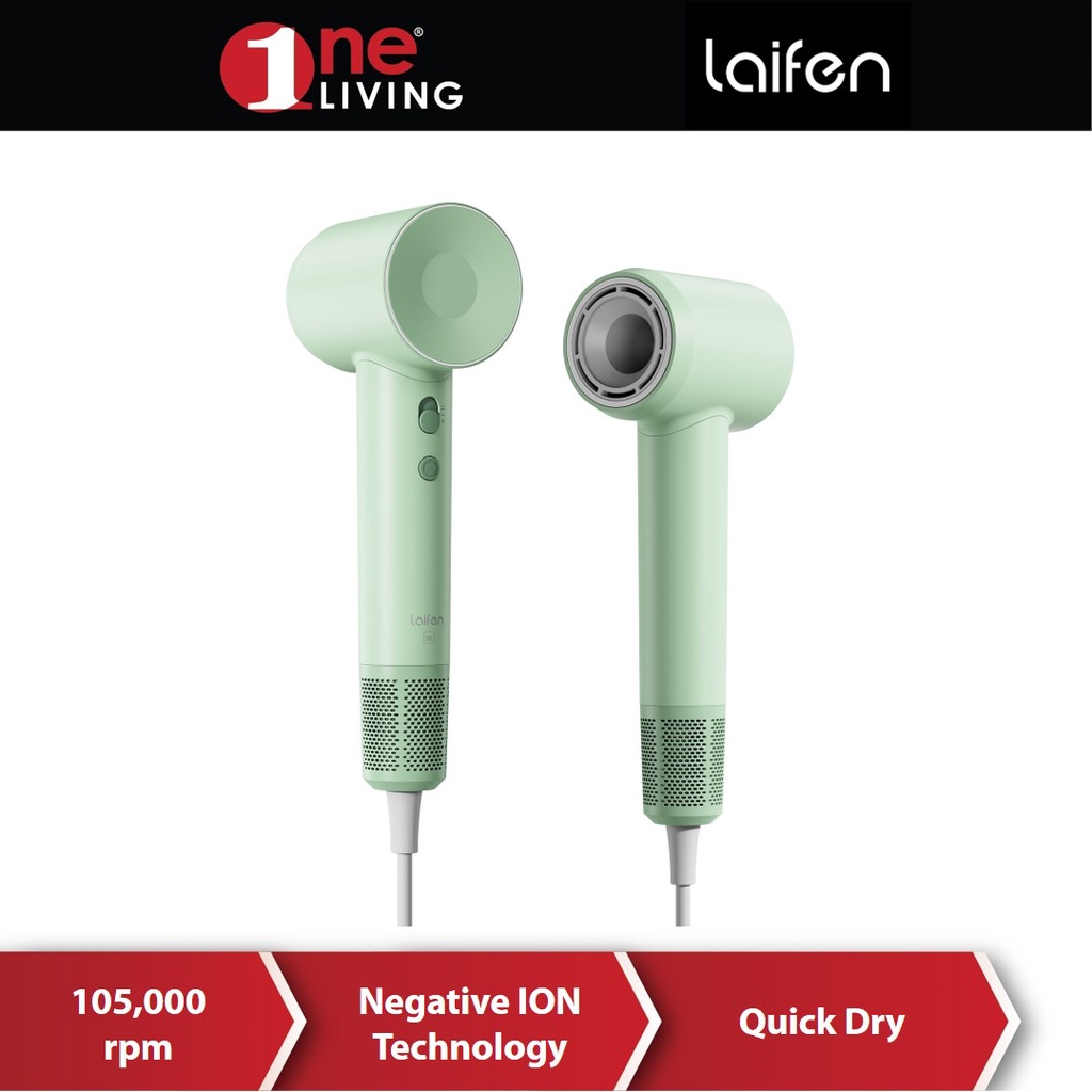 Laifen Swift SE High Speed Hair Dryer Green HDLFSLF-SE(G) | Shopee Malaysia