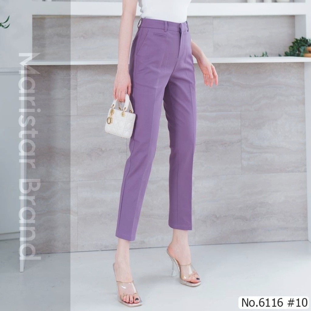 Maristar Pants 9 Parts No.6116 cotton + spandex Fabric (Premium ...