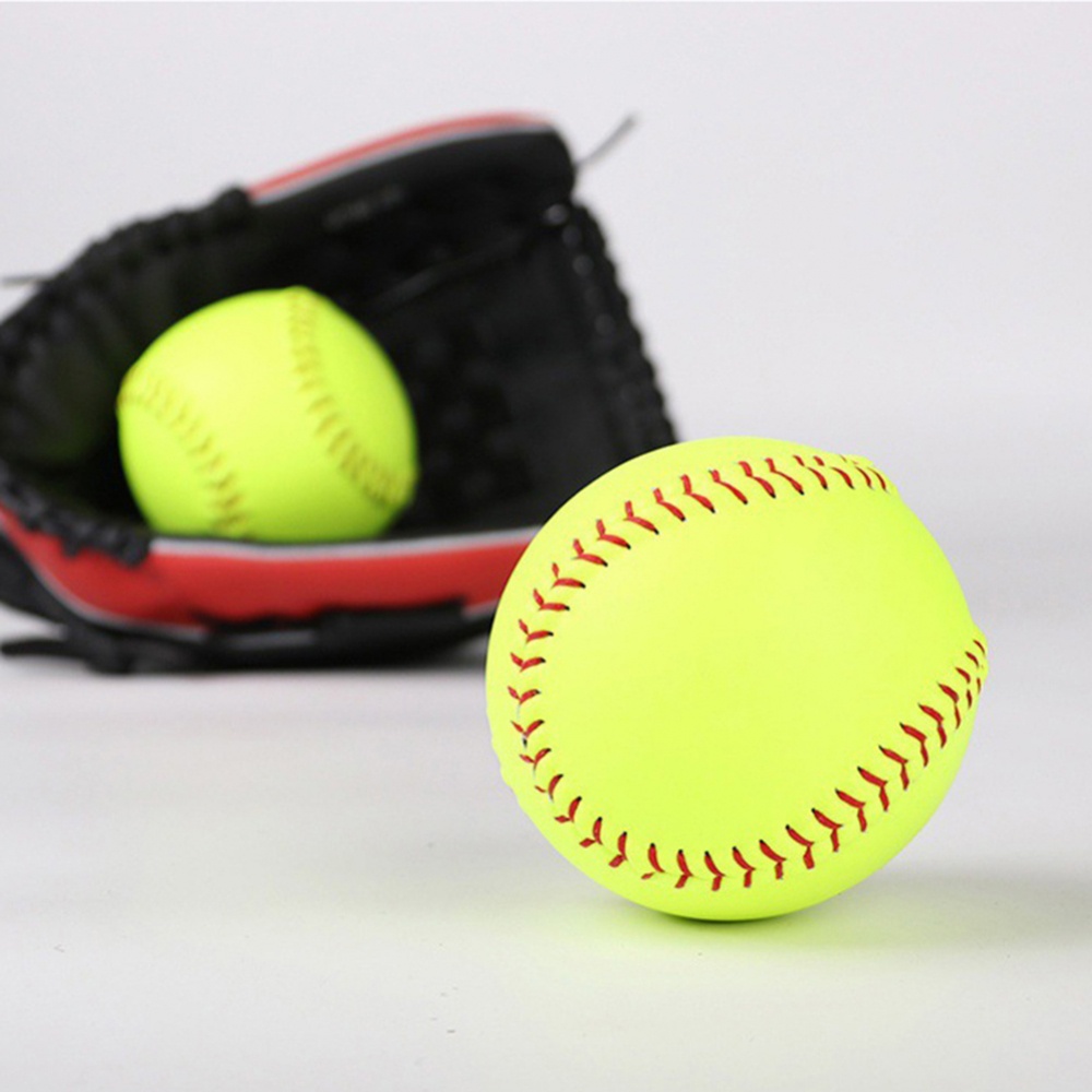 Softball Training Ball 12-Inch Official Size Weight PVC Cover Durabe To ...