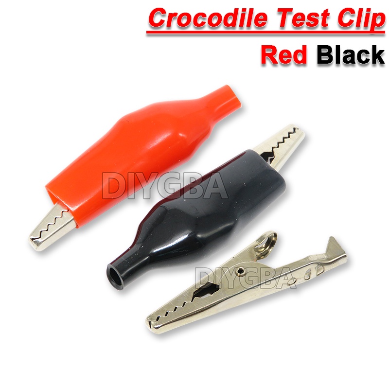 10pcs 45mm Alligator Clip Crocodile Electrical Clamp Testing Probe