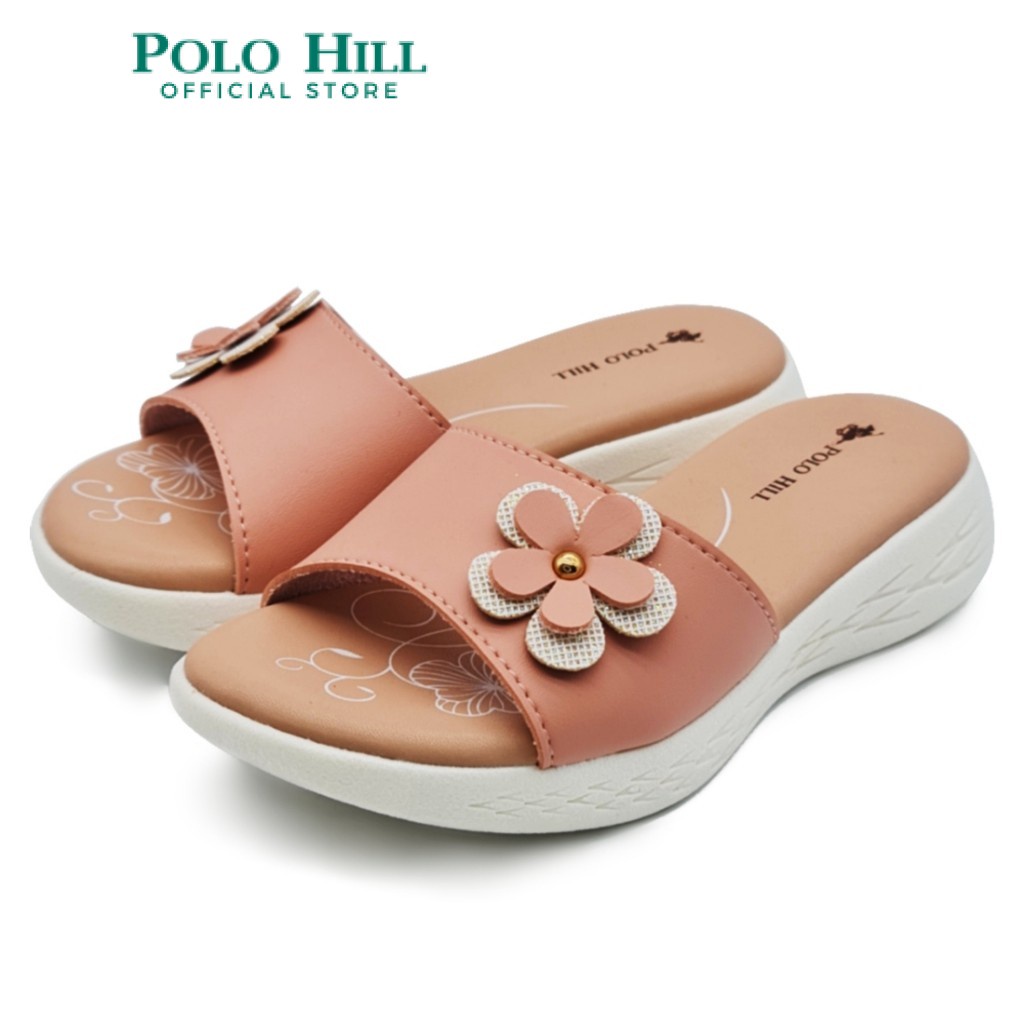 POLO HILL Kid Girl Flower Decor Slide Sandals PGSS-GS514 | Shopee Malaysia