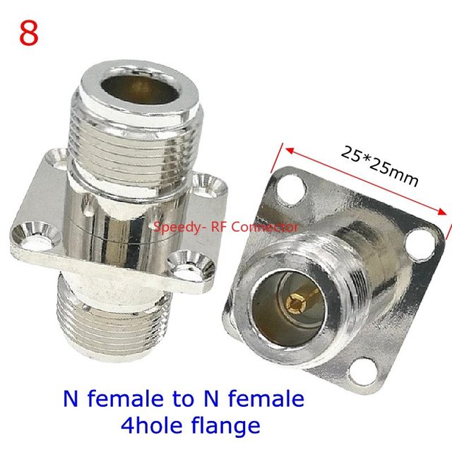 N Type Connector L16 N Male Female 90Degree Right Angle 4hole Flange ...