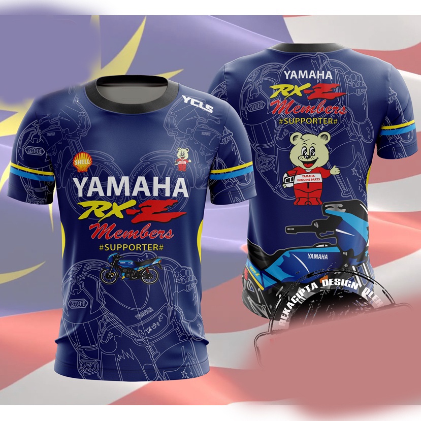 Baju Yamaha Rxz Members Supporter V2 | Shopee Malaysia