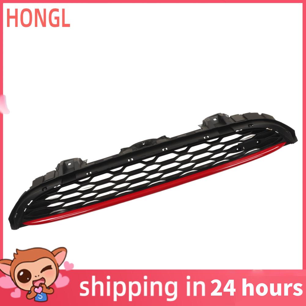 Honglai8 JCW Front Bumper Bonnet Grille Grill Red Stripe 51137393456 ...
