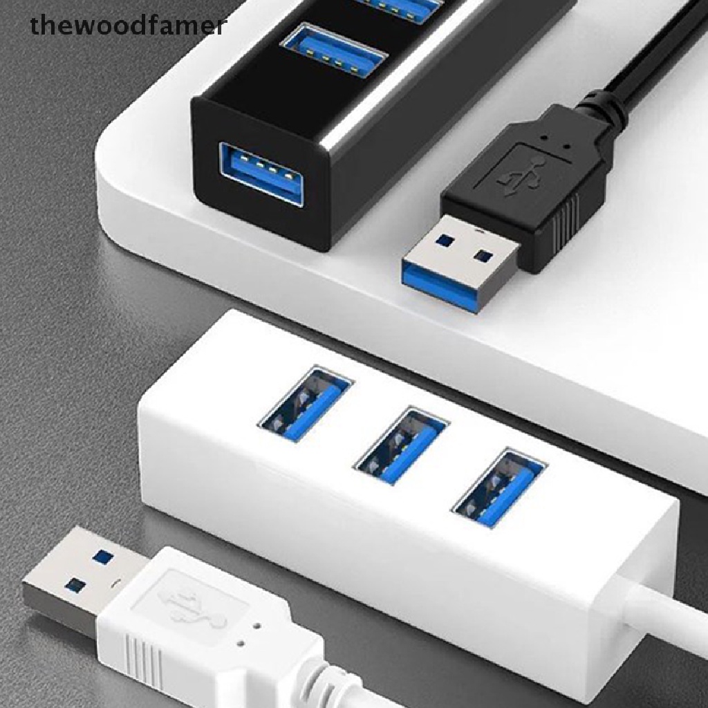 thewoodfamer USB Hub Multi USB Splitter Hub Use Power Adapter 4 Port ...