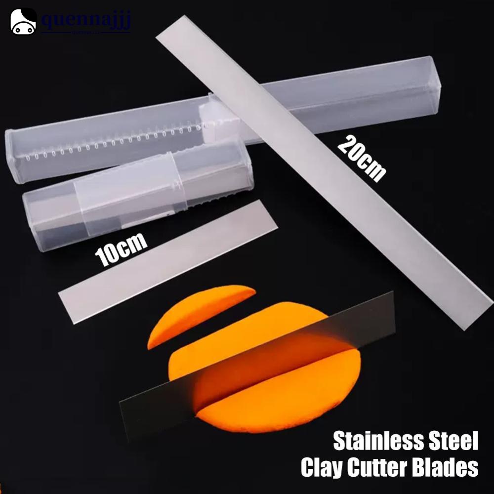 QUENNA 10cm/20cm Stainless Steel Clay Cutter Blades Blade Pottery ...