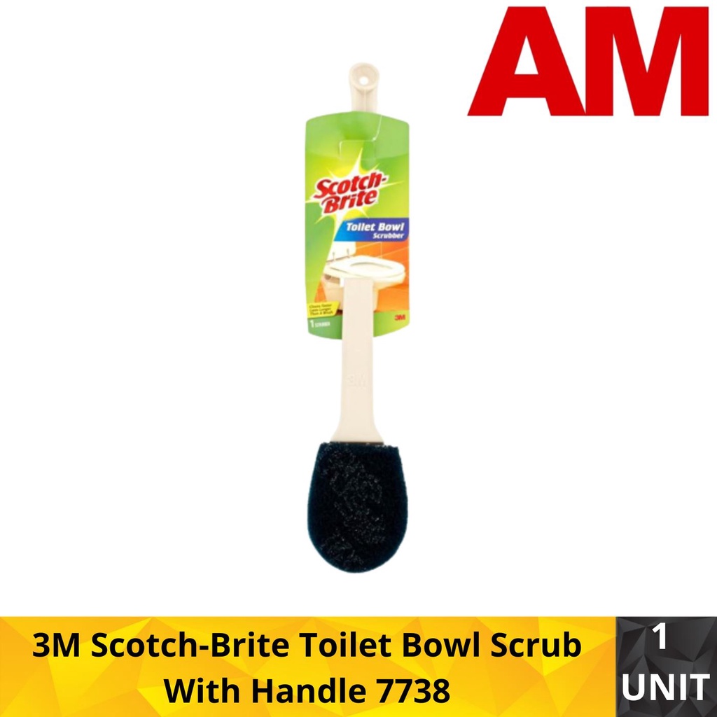 3M™ Scotch-Brite Toilet Bowl Scrub With Handle 7738 | Shopee Malaysia