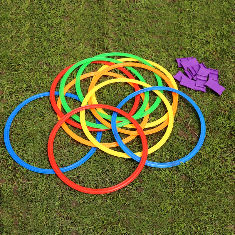 [stock] Juggling Ring Set of 10 jumping ring games sports toys plastic ...