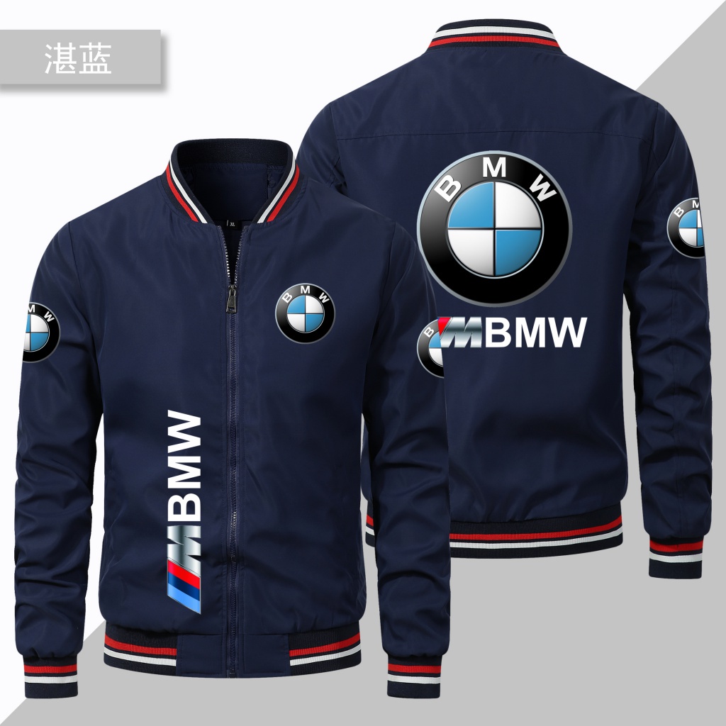 Bmw LOGO Jacket Men's Sports Trend Motorcycle Large Size Casual Thin ...