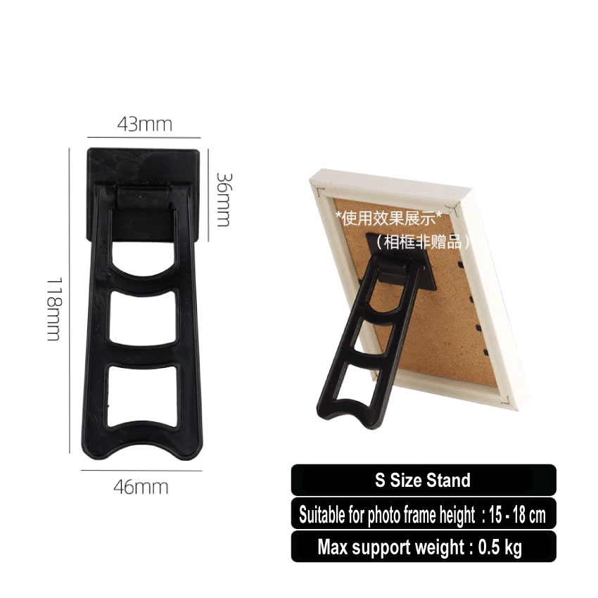 Plastic Stand Frame Bracket Holder Back Support | Shopee Malaysia