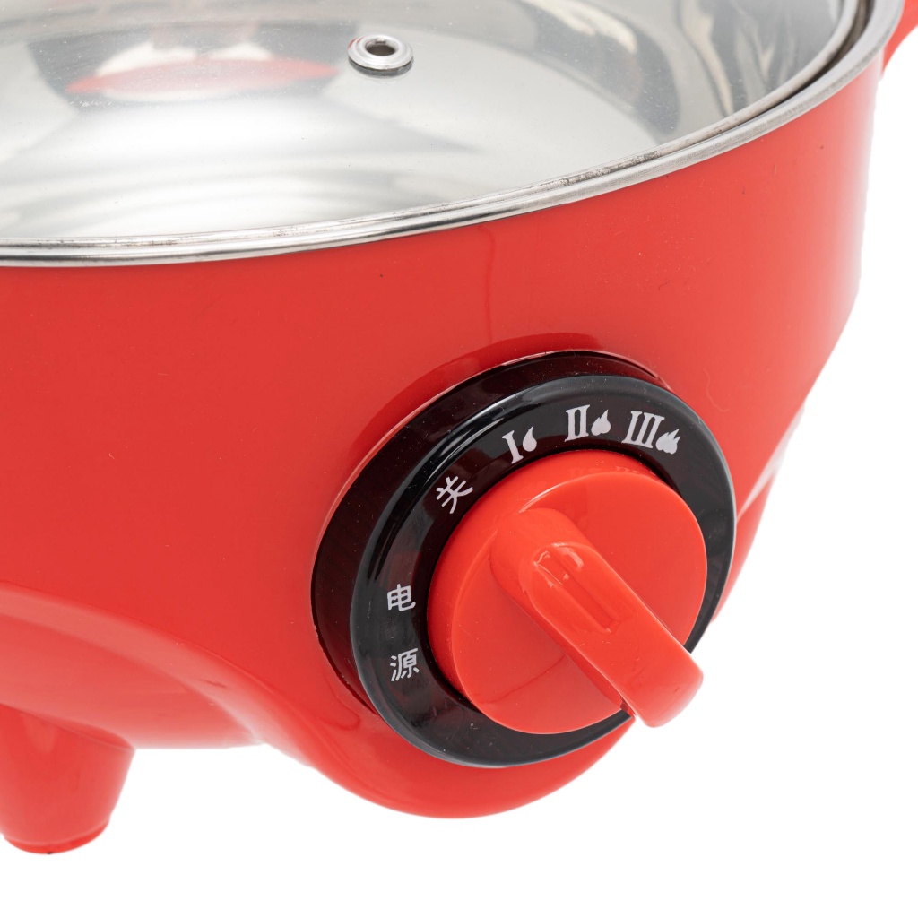 Steamboat Cooker 2 in 1 Steamboat Pot Steamer 4.2L Multifunctional ...