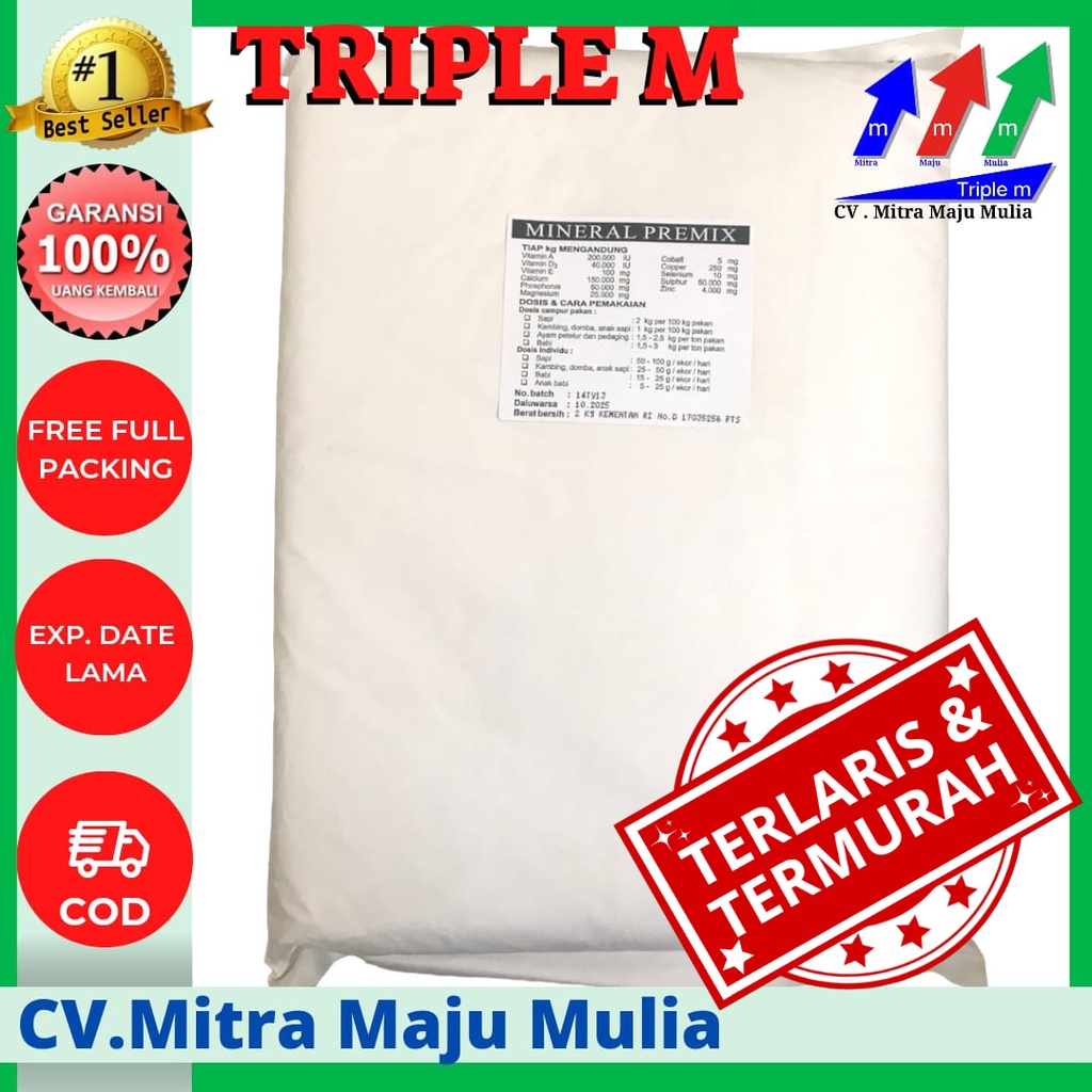 Premix Minerals For TMC Livestock 1Kg And 2Kg (ORIGINAL PACK) | Shopee ...