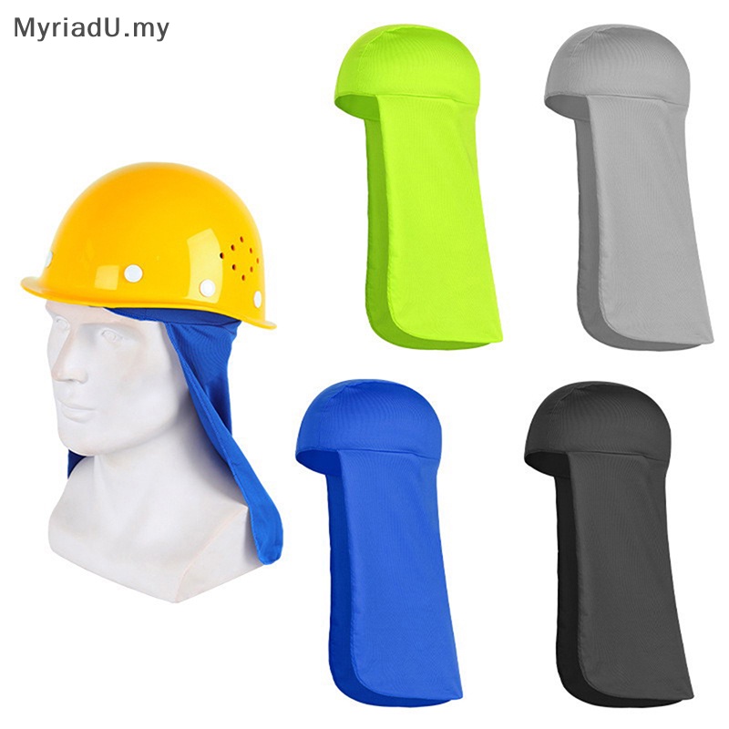 MyriadU Cycling Sun Shade Cap Men Cooling Sports Long Tail Hat Summer ...