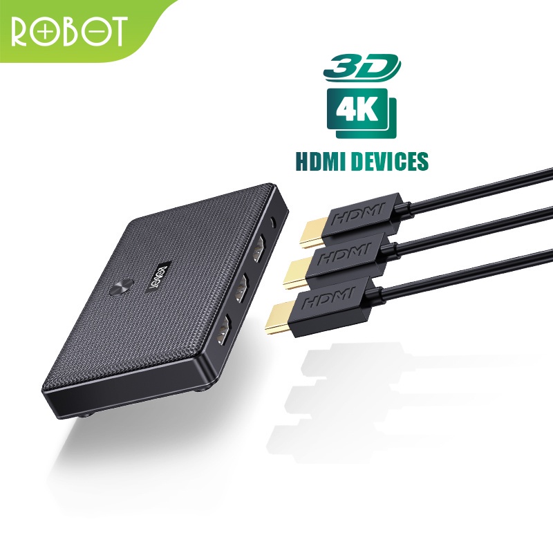 Robot HM203 HDMI Splitter 1 in 2 Out Split Screen 4K - 1 Year Official ...