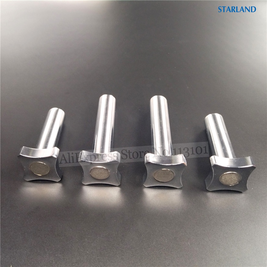 Pieces QSJZHY Tight 4 Nuts Metal Clamping Bolts Sier Color Spare Parts For Soft Serve hines Ice ...