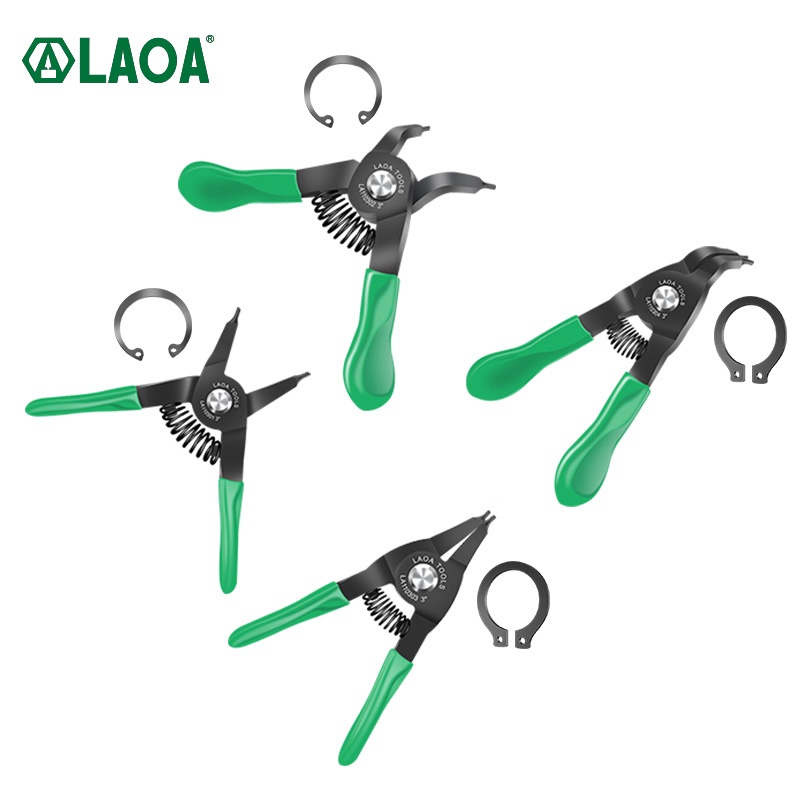 LAOA Mini 3 inch Circlip pliers Right Angled Beak Portable ...