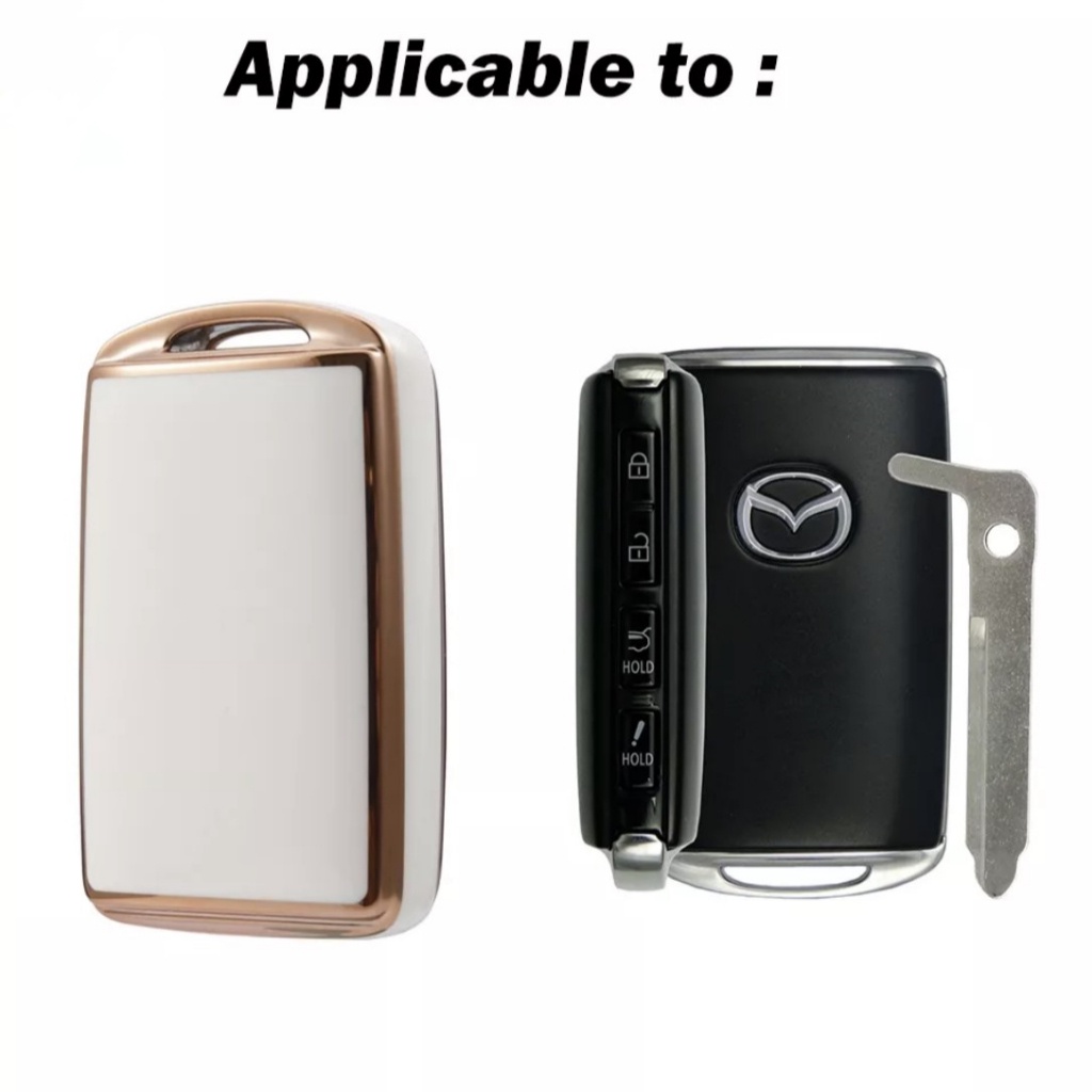 MAZDA Car Key Cover Chrome Reflection TPU Car Key Cover MAZDA 2 3 5 6 ...