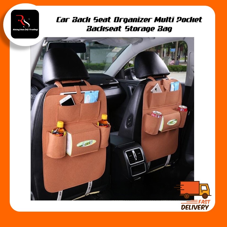 Car Back Seat Organizer with Smart Storage Pockets and Sleek Design Beg ...