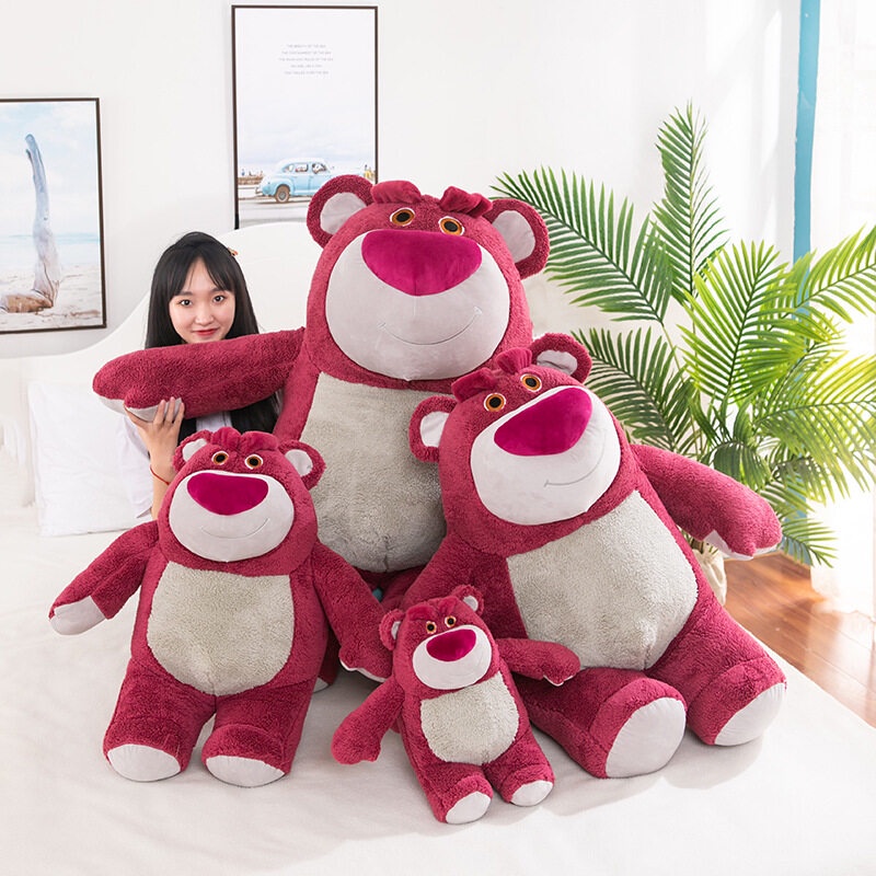 Strawberry Scented Lotso Huggin Bear Plush Toy Story Stuffed Super Soft ...