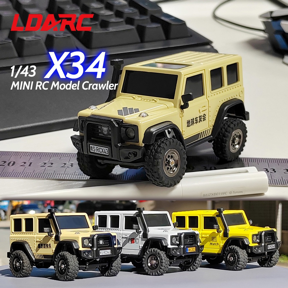 LDARC X43 1/43 MINI RC Electric Remote Control Model Car Desktop ...