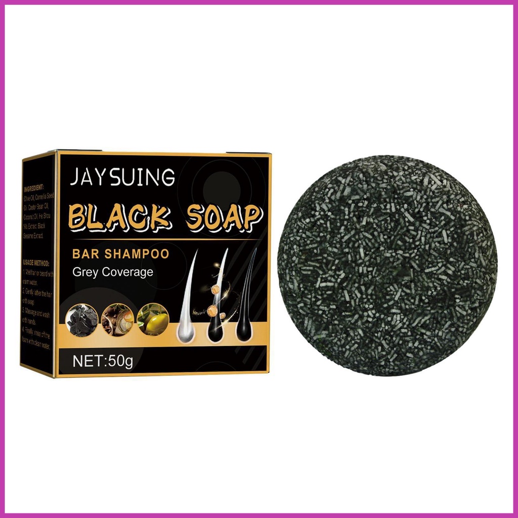 Natural Grey Hair Removal Soap Gray Hair Coverage Hair Nourishing ...
