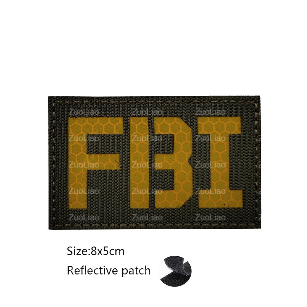 Velcro Patch Reflective Letter FIRE SF USAF CTRU JFO GOON Luminous ...