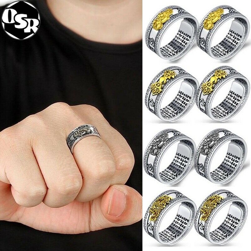 OSR [Ready Stock] Unisex Feng Shui Pixiu Mani Mantra Protection Wealth ...