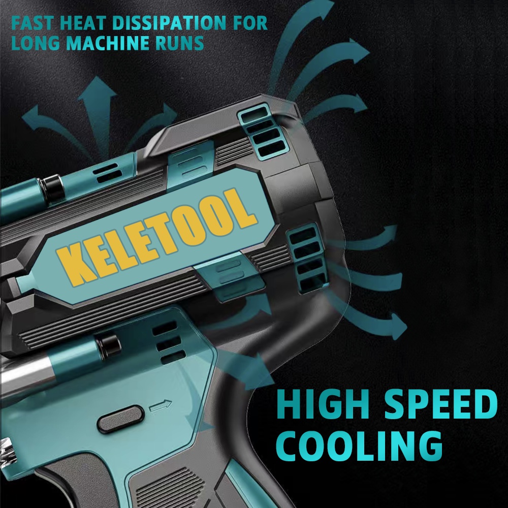 KELETOOL KE001 4000NM Impact Wrench Cordless High Torque 1/2 Cordless ...