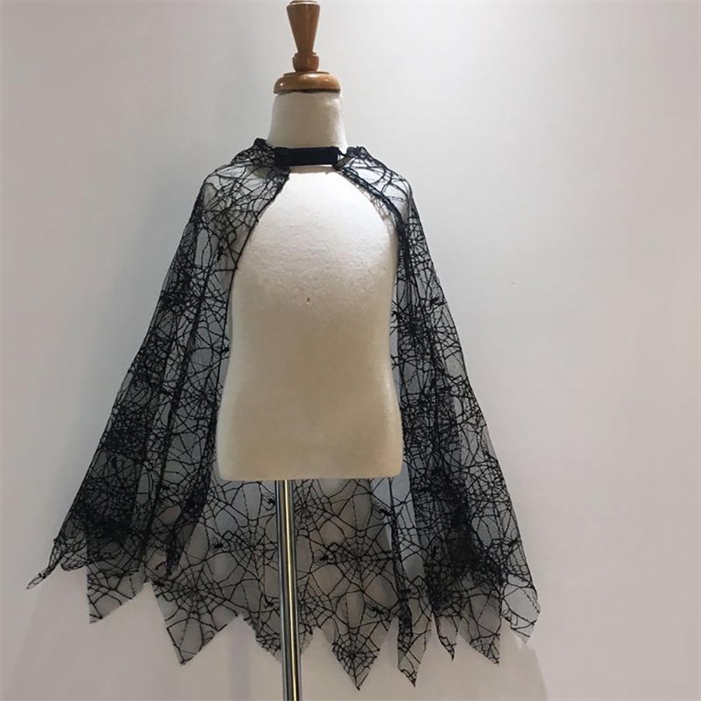 [EPAY] Halloween Cobweb Cloak Children Cosplay Costume for 80cm ~120cm ...