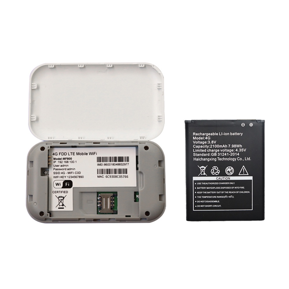 4G Router Wireless WiFi Router Modem 4G Pocket Mobile Hotspot 150Mbps ...