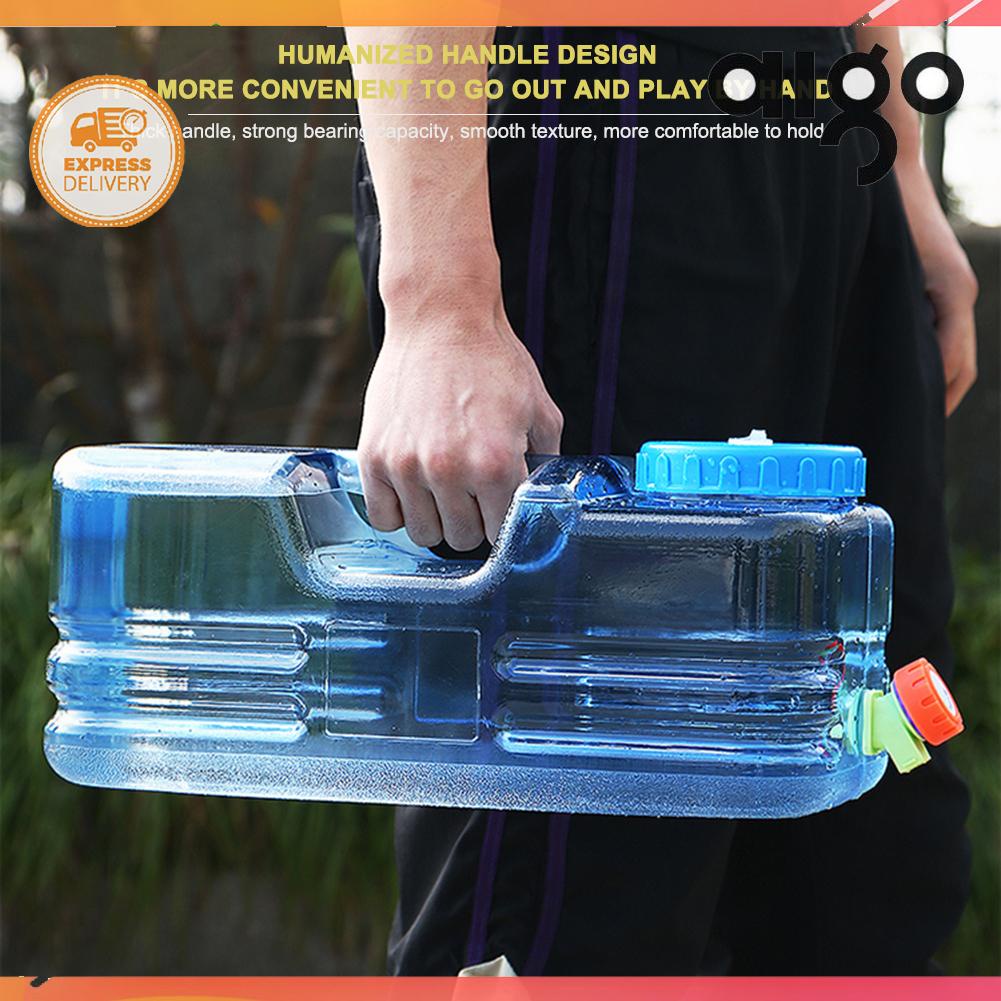 5.5/8/10/12/15L Capacity Outdoor Water Bucket Portable Cube Water Tank ...