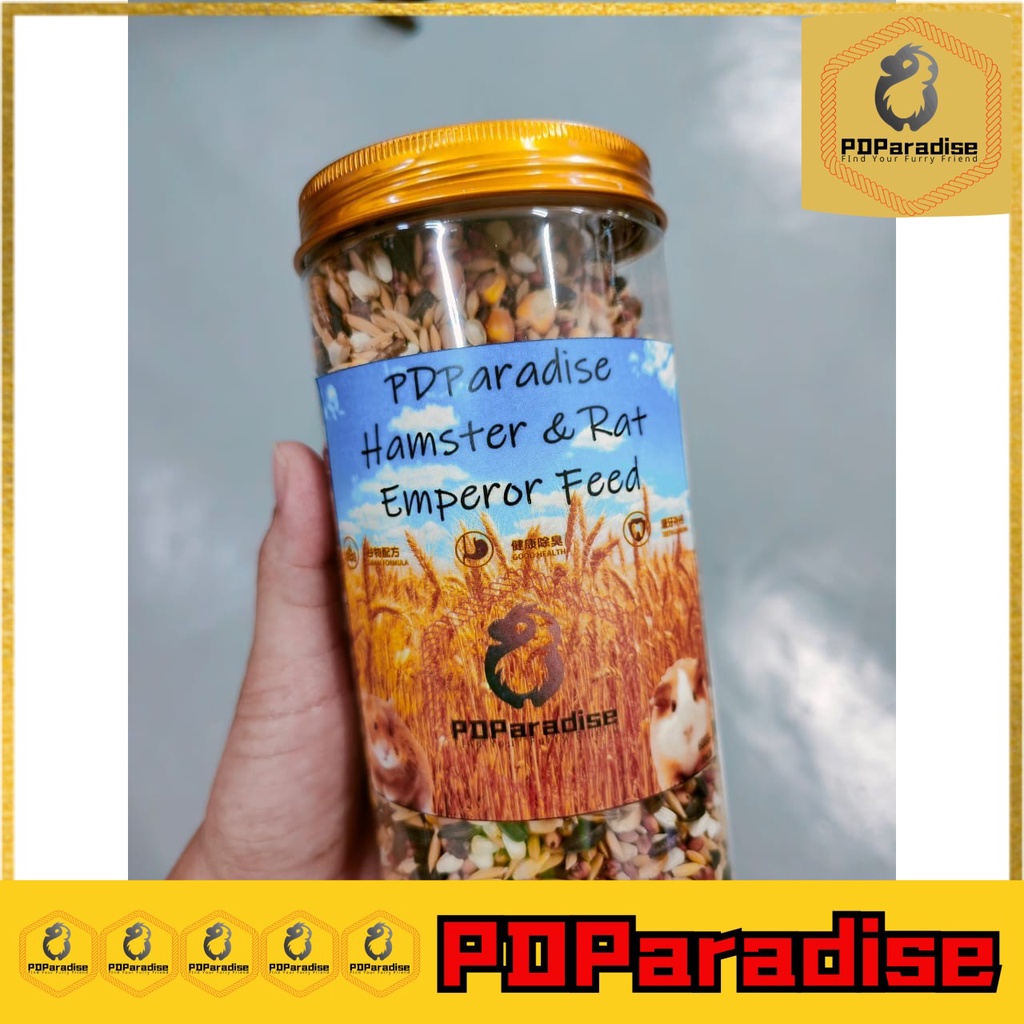 PDParadise HAMSTER & RAT EMPEROR FEED 600G | Shopee Malaysia