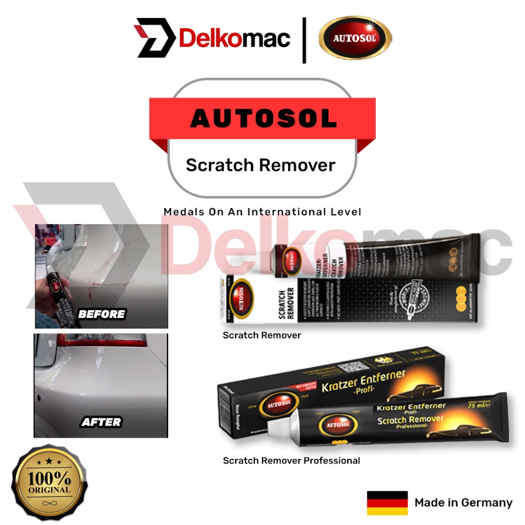 Autosol Scratch Remover (Germany) 75ml - Polish & Removes Light ...