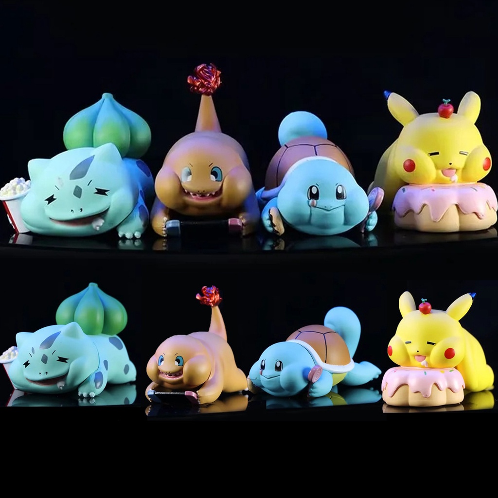 Pokemon Fat Otaku Series Bulbasaur Squirtle Pikachu Charmander Kawaii ...