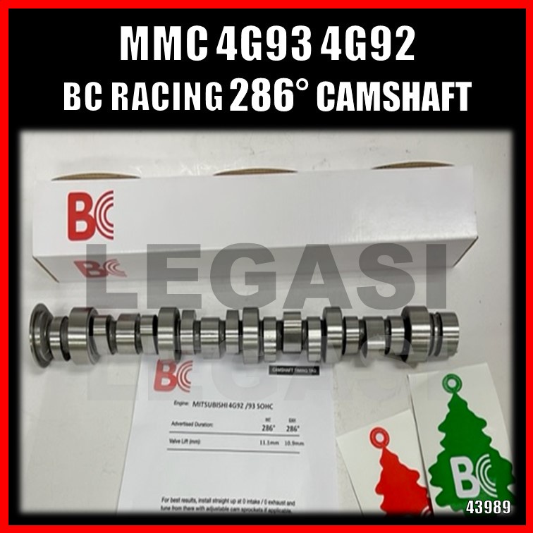 4G92 4G93 SOHC BC Racing Camshaft 286° High Cam | Shopee Malaysia