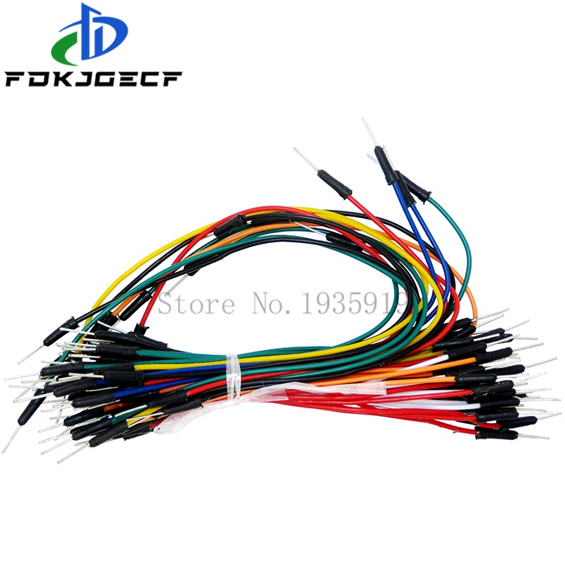 65pcs=1set Jump Wire Cable Male to Male Jumper Wire for Breadboard 65 ...