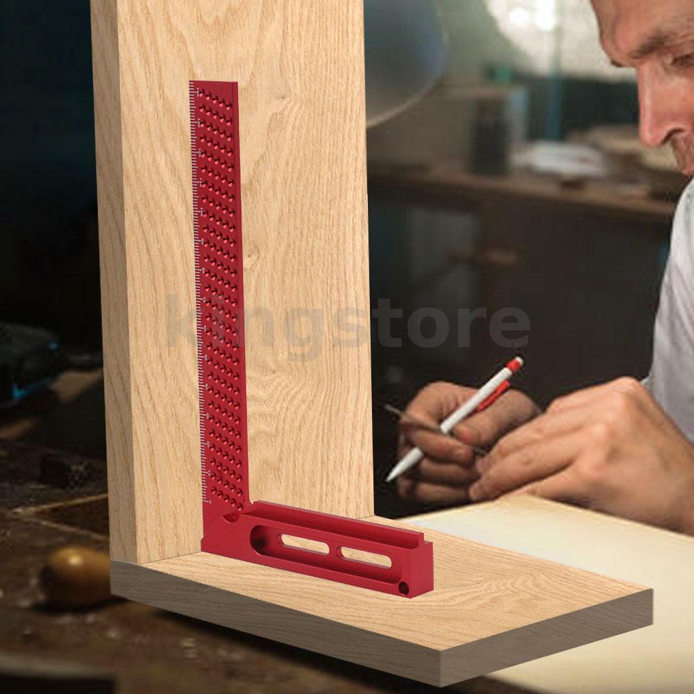 Woodworking Cross Calibration Ruler Precision T-Type Ruler Scribing ...