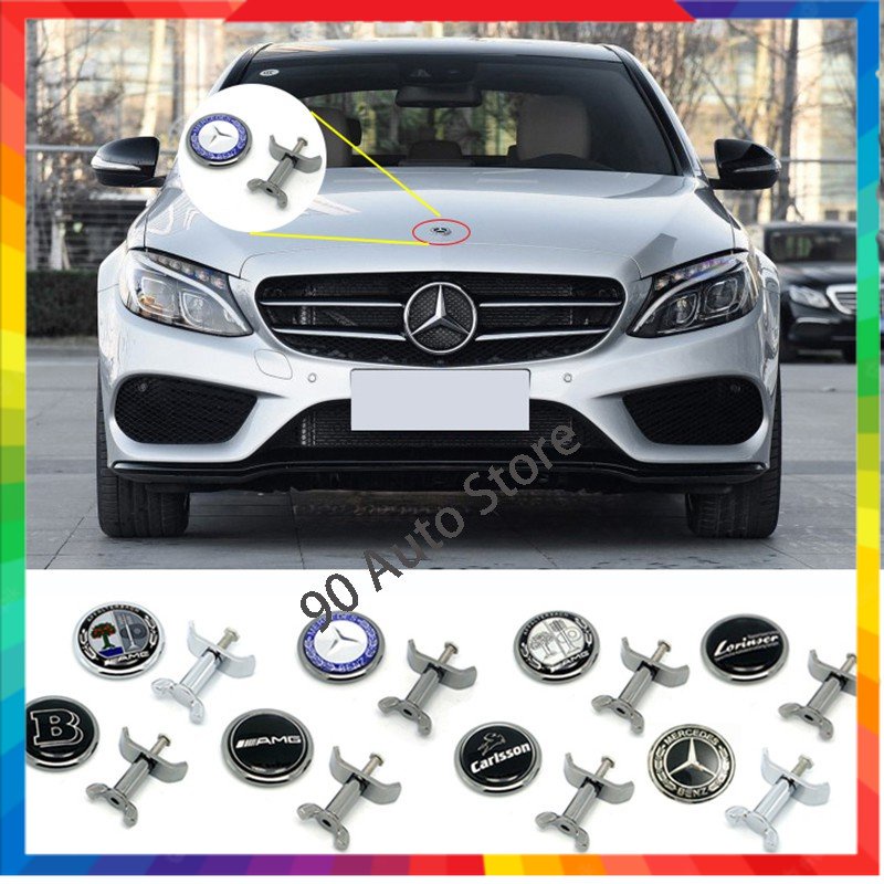 ‍🔥45mm Mercedes Benz AMG Apple Tree Brabus Lorinser Car Front Hood ...