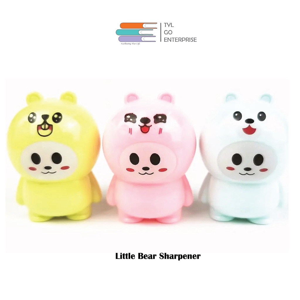 Little Bear Sharpener/One Hole Sharpener/Pencil Sharpener/Pengasah Pensel | Shopee Malaysia