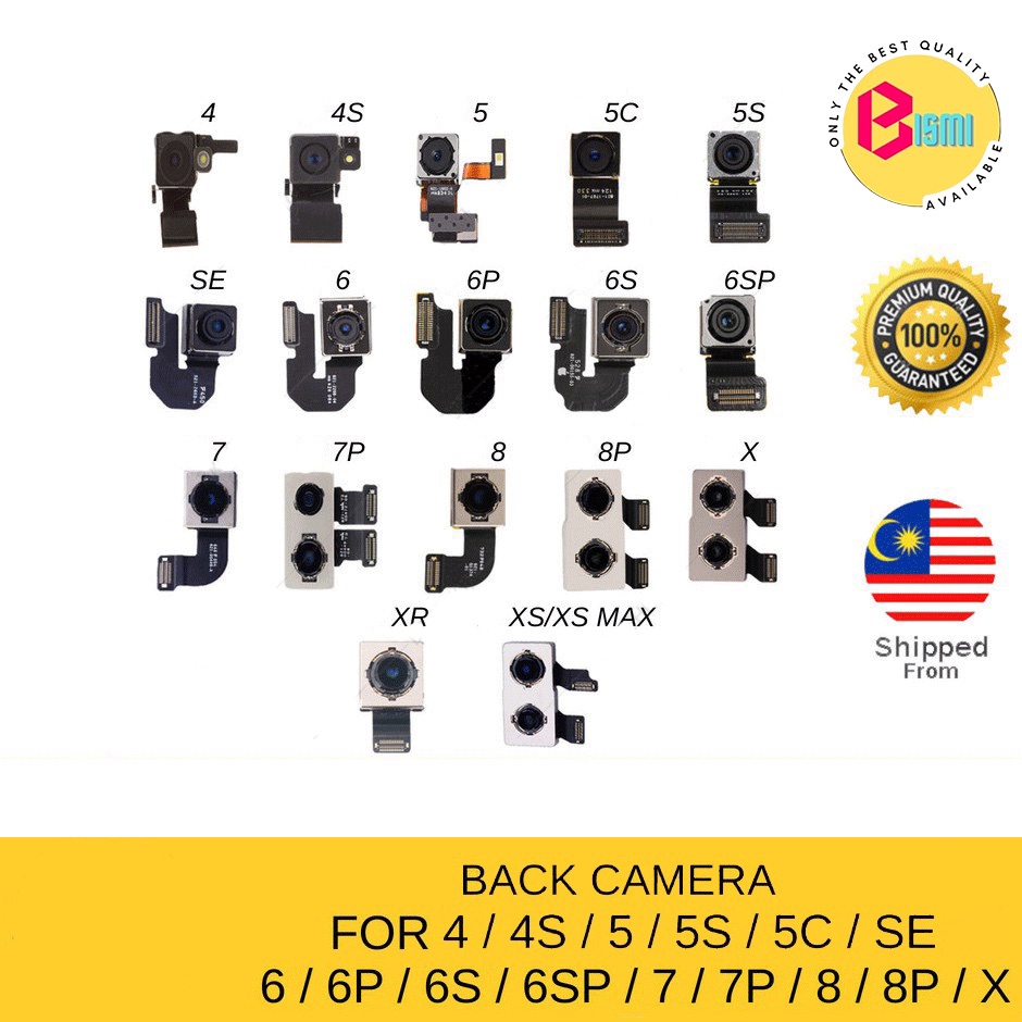 Compatible Back Main Rear Camera Lens For 7 7Plus 8 8Plus 11 12 13 X Xr ...
