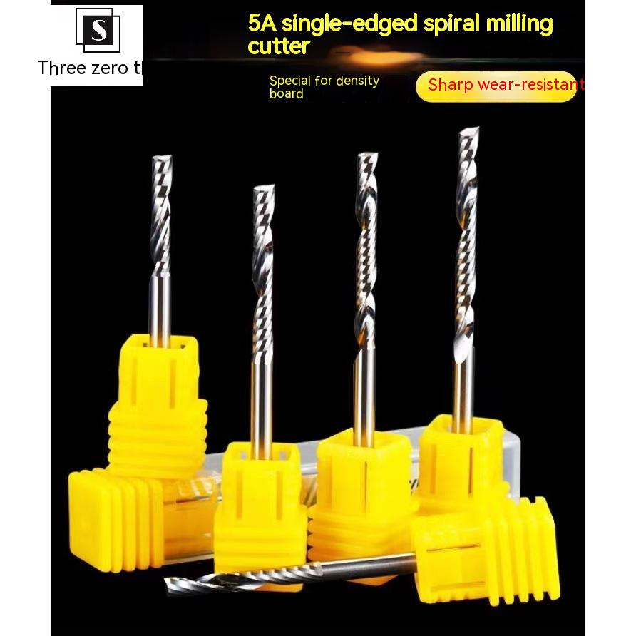 3.175 single edge spiral milling cutter Acrylic Woodworking Advertising ...